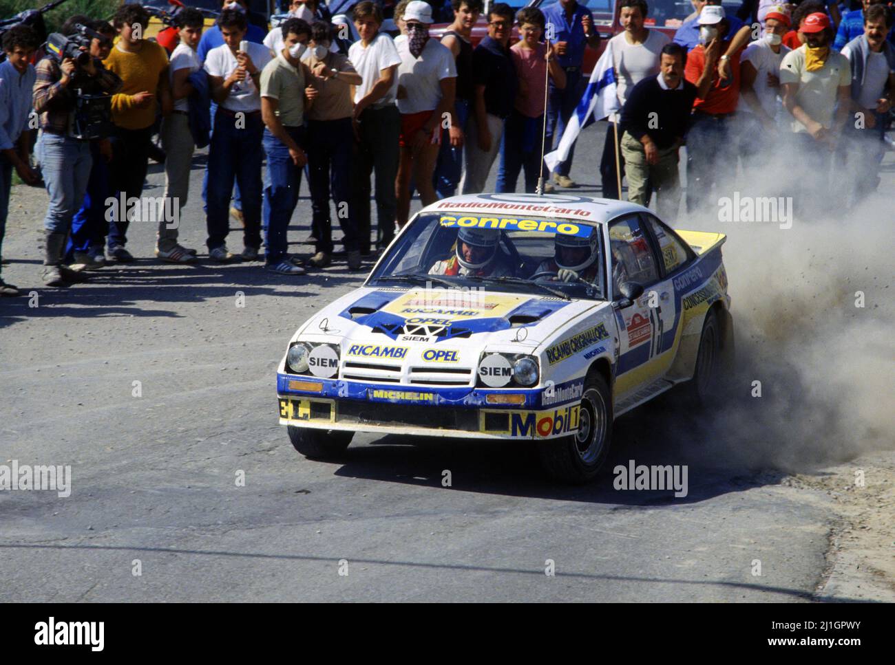 Dario Cerrato (ITA) Giuseppe Geppi Cerri (ITA) Opel Manta 400 GrB ...