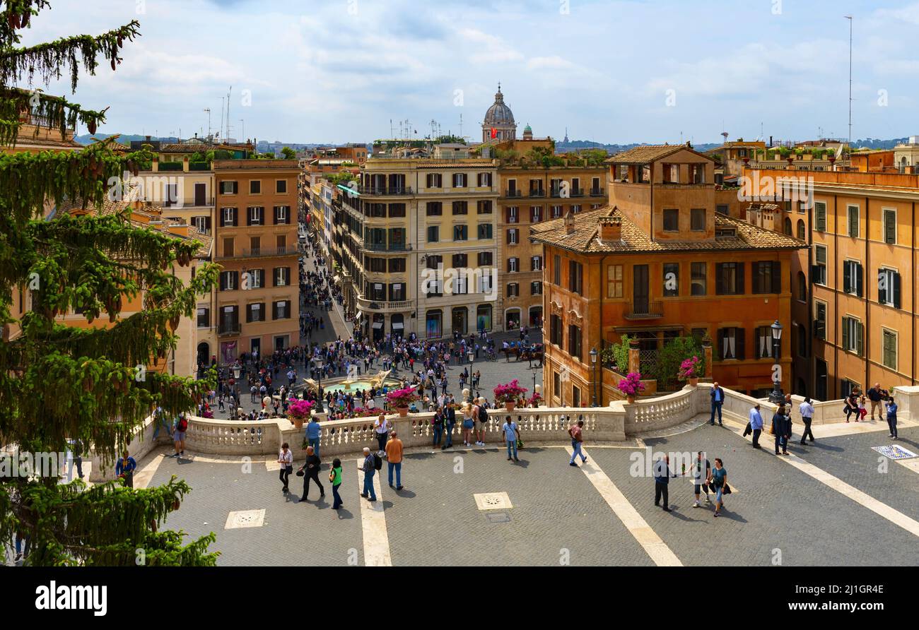 Spanish steps in Rome Stock Photo - Alamy
