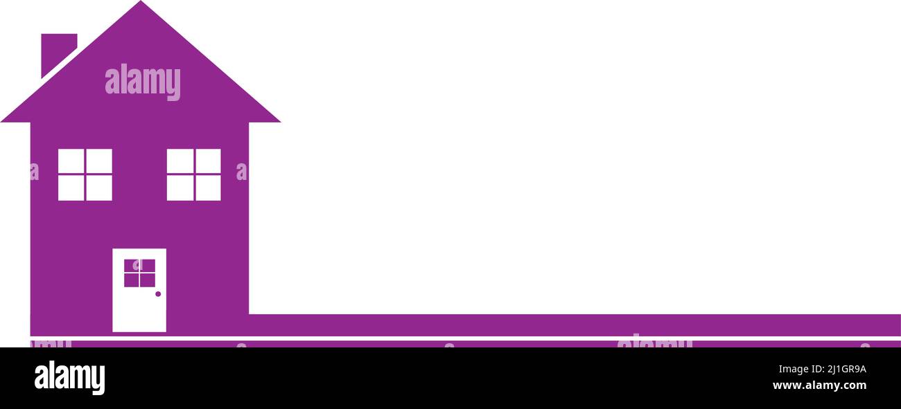 Purple building Stock Vector Images - Alamy