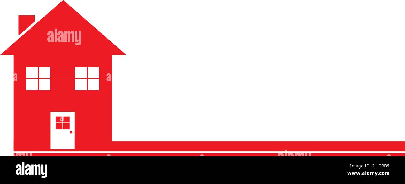Red House Logo Stock Vector Image & Art - Alamy