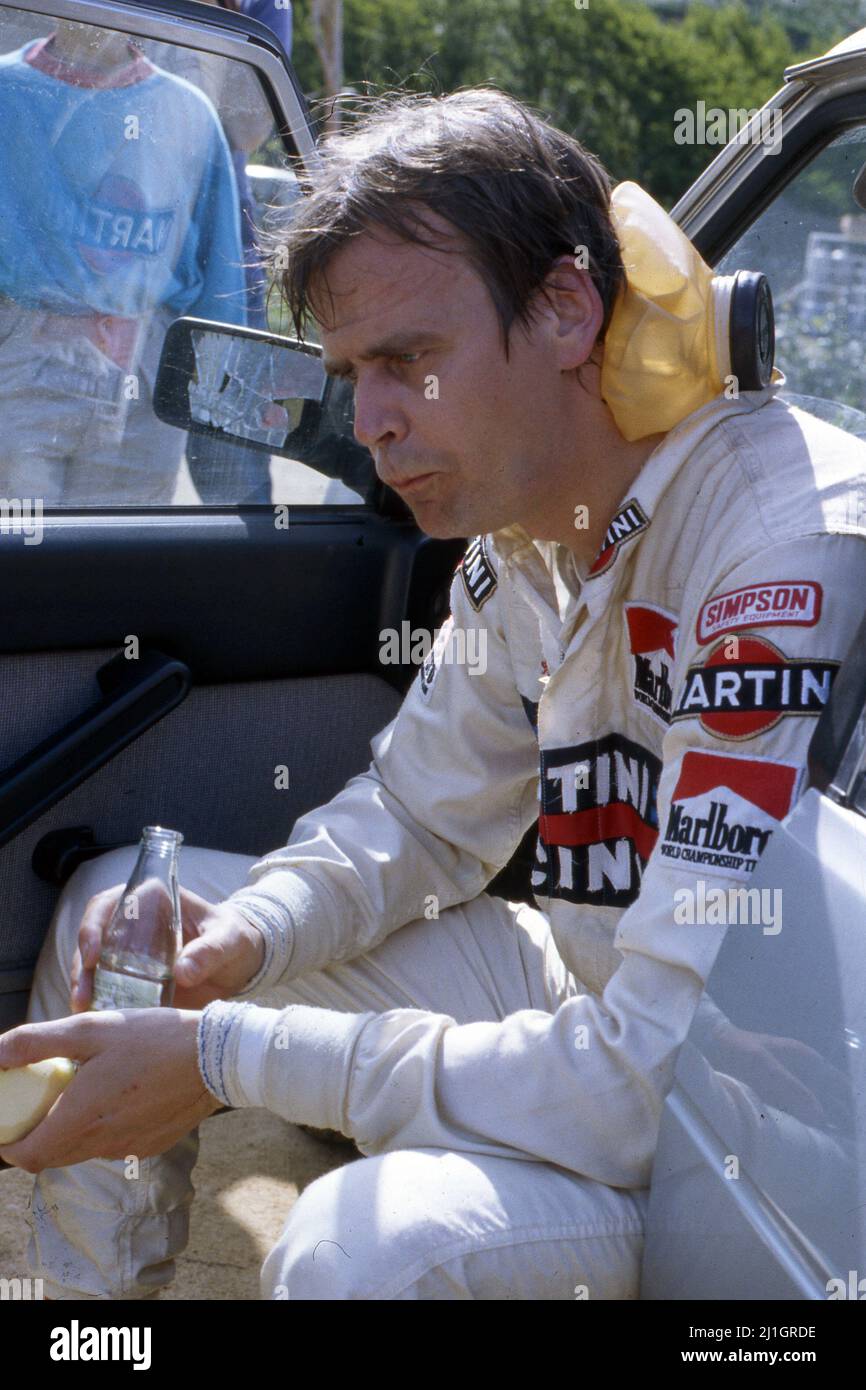 Markku Alen (FIN) Lancia Rally Martini Racing Stock Photo - Alamy