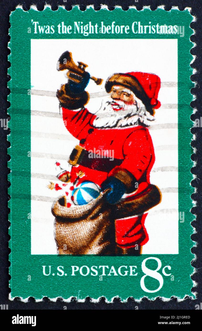 UNITED STATES OF AMERICA - CIRCA 1972: a stamp printed in the United ...