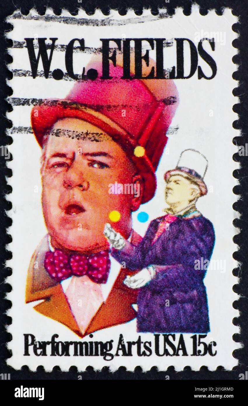 UNITED STATES OF AMERICA - CIRCA 1980: a stamp printed in the United ...