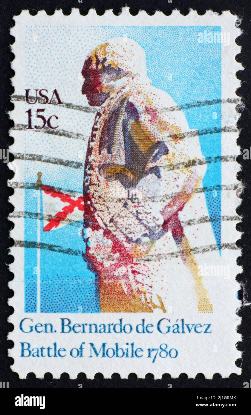 UNITED STATES OF AMERICA - CIRCA 1980: a stamp printed in the United ...