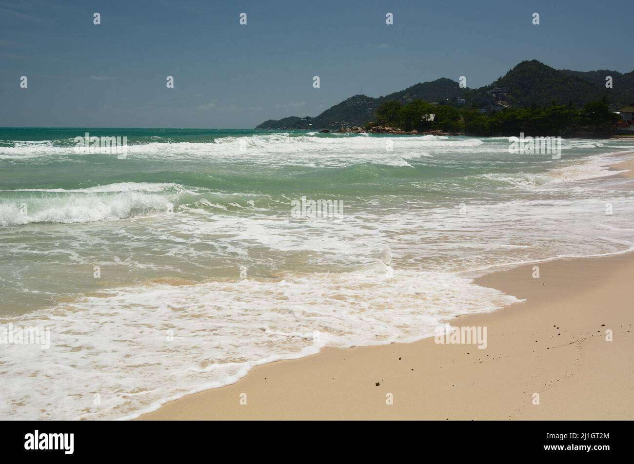 The beach. Chaweng. Koh Samui. Chumphon archipelago. Thailand Stock ...