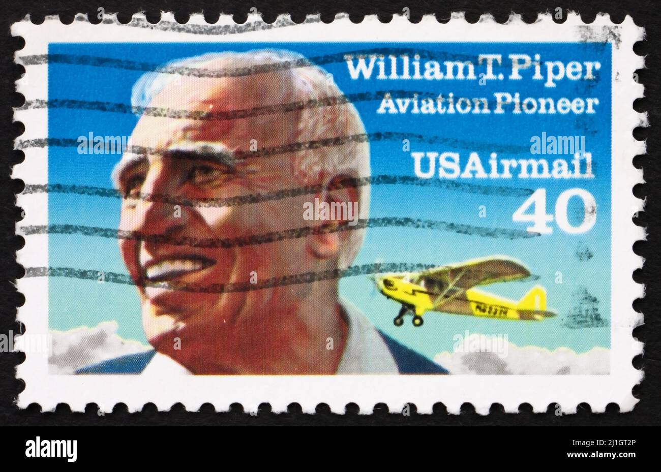 UNITED STATES OF AMERICA - CIRCA 1991: a stamp printed in the United ...
