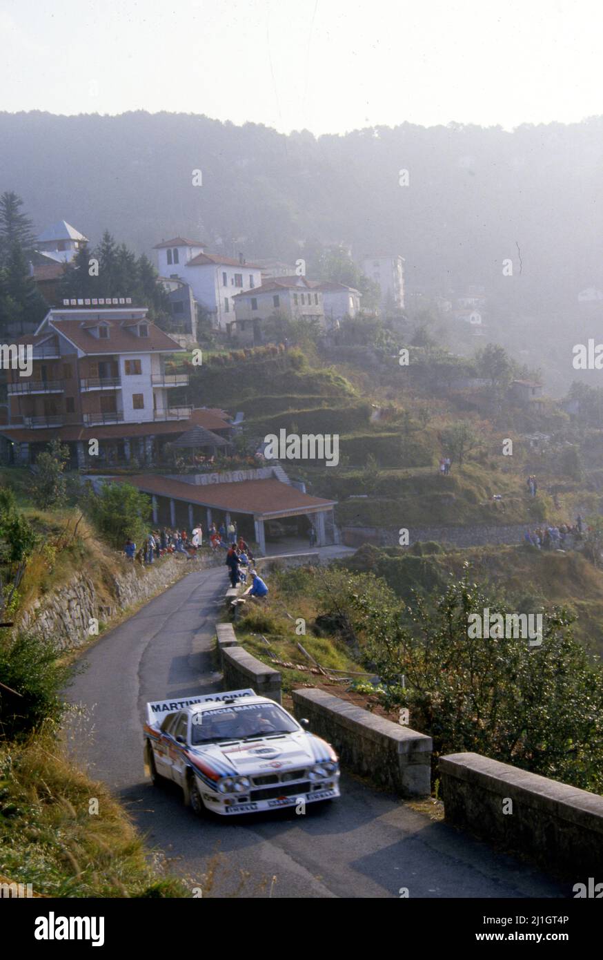 Walter Rohrl (GER) Christian Geistdorfer (GER) Lancia Rally 037 GrB ...