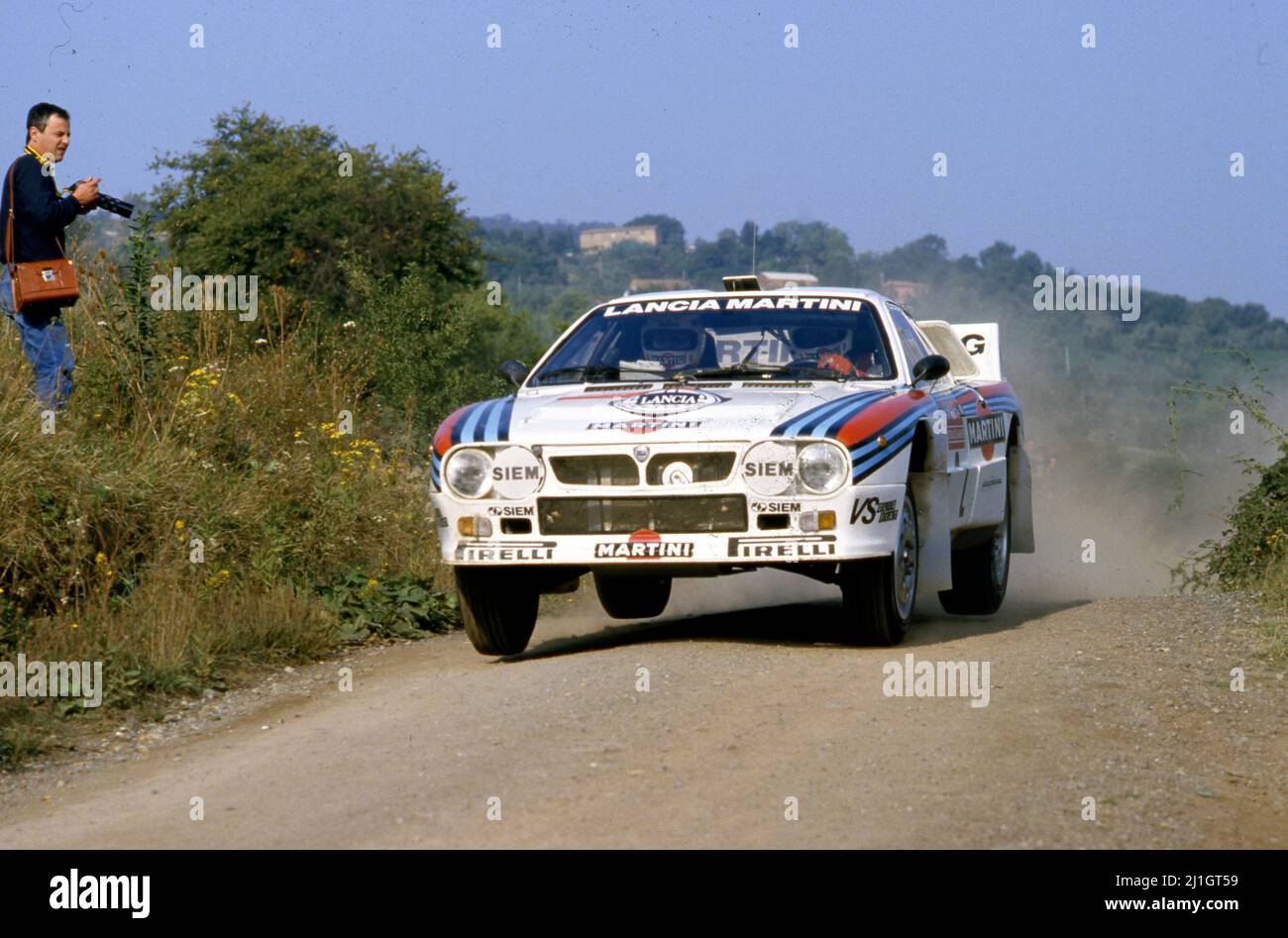 Walter Rohrl (GER) Christian Geistdorfer (GER) Lancia Rally 037 GrB ...