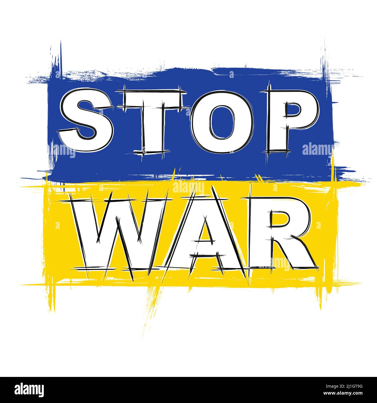 Banner text stop war Cut Out Stock Images & Pictures - Alamy