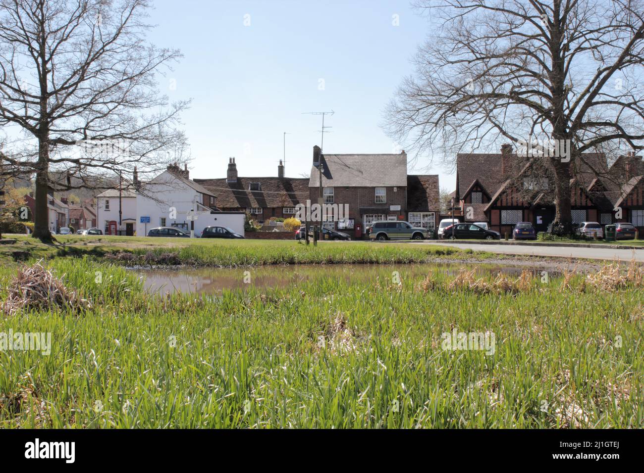 Aldbury Village in Spring, Hertfordshire, England, UK Stock Photo - Alamy