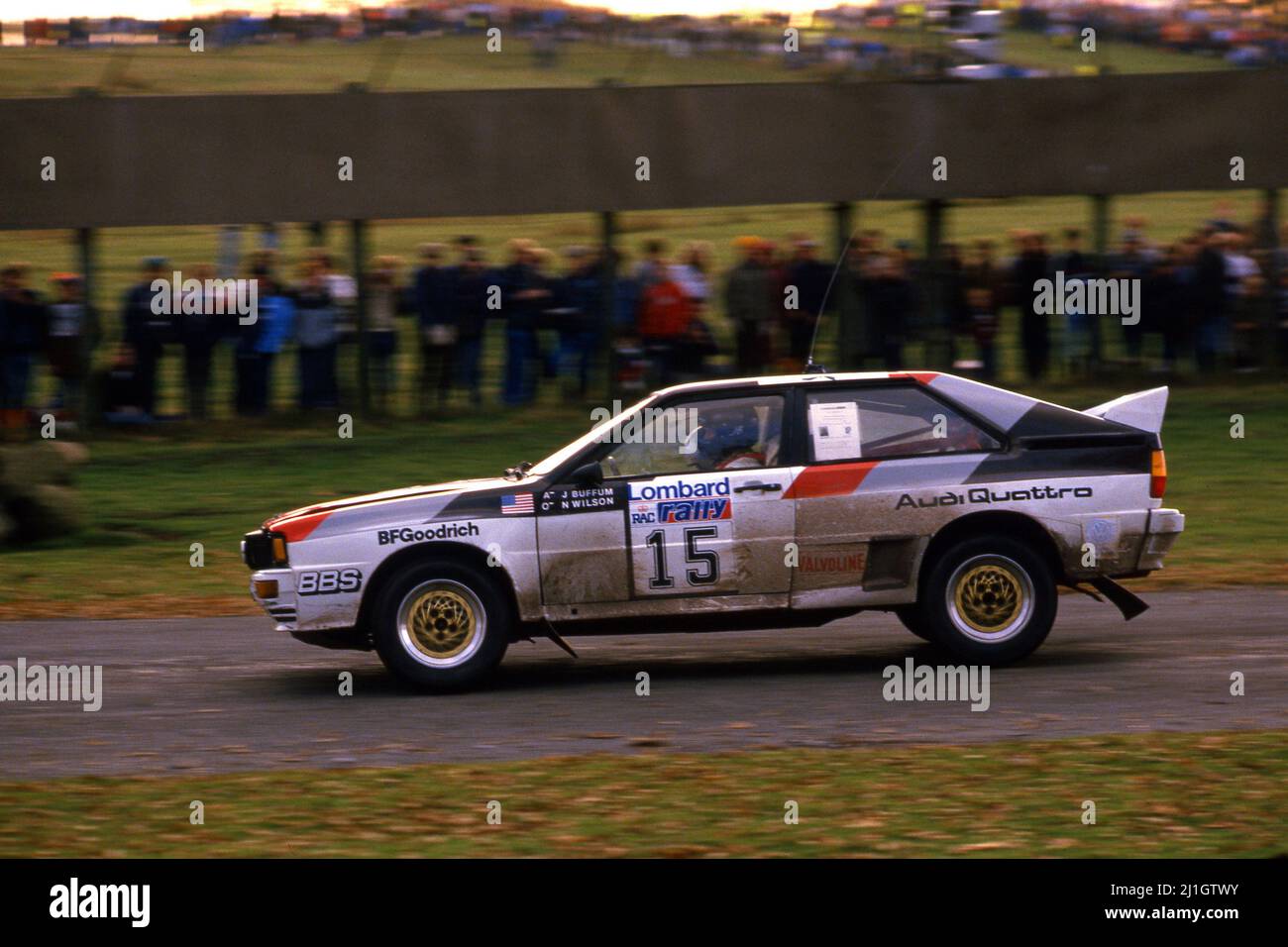 John Buffum (USA) Neil Wilson (GBR) Audi Quattro GrB BF Goodrich Stock ...