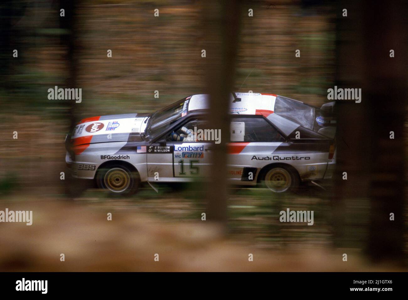 John Buffum (USA) Neil Wilson (GBR) Audi Quattro GrB BF Goodrich Stock ...
