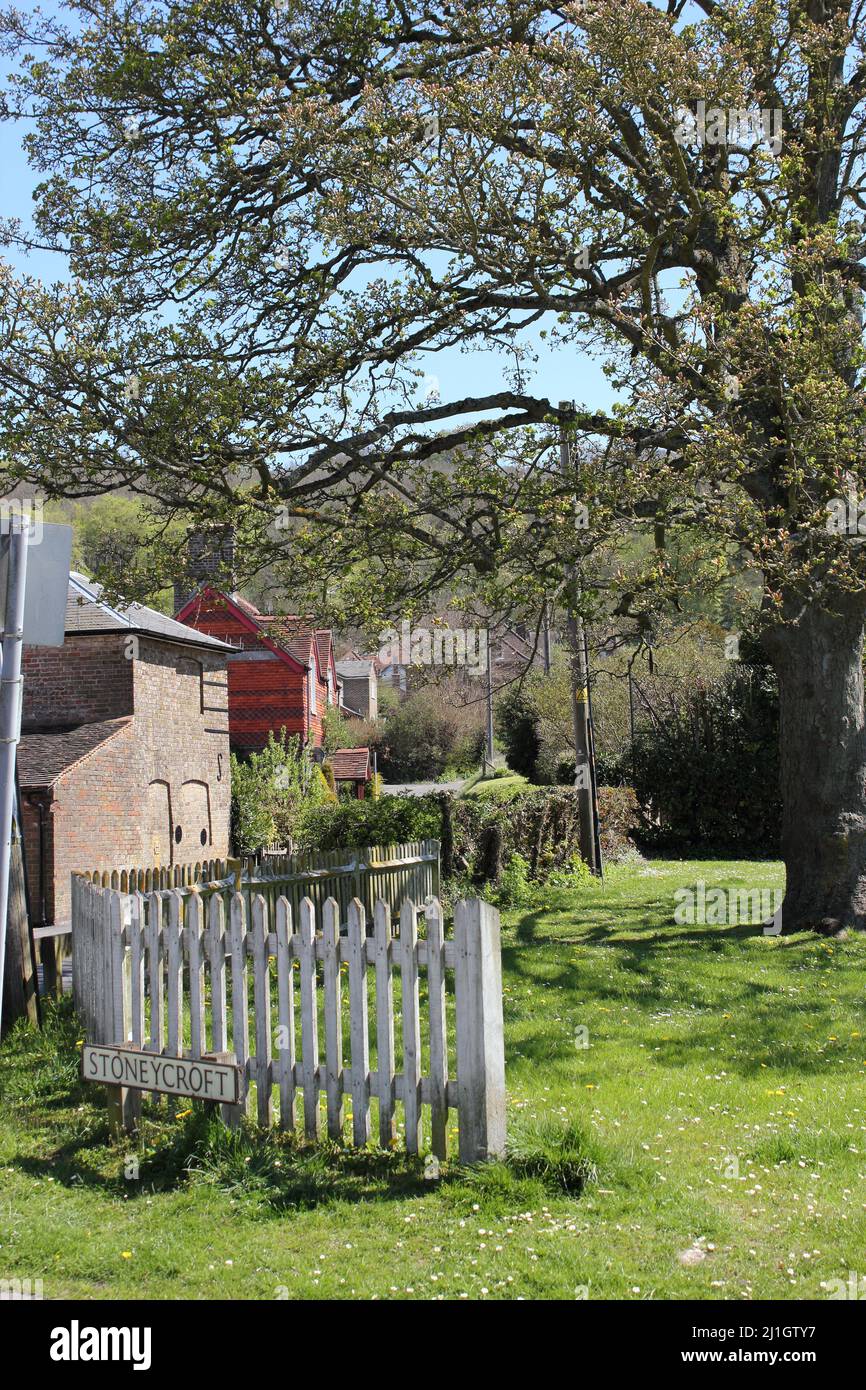 Aldbury Village in Spring, Hertfordshire, England, UK Stock Photo - Alamy