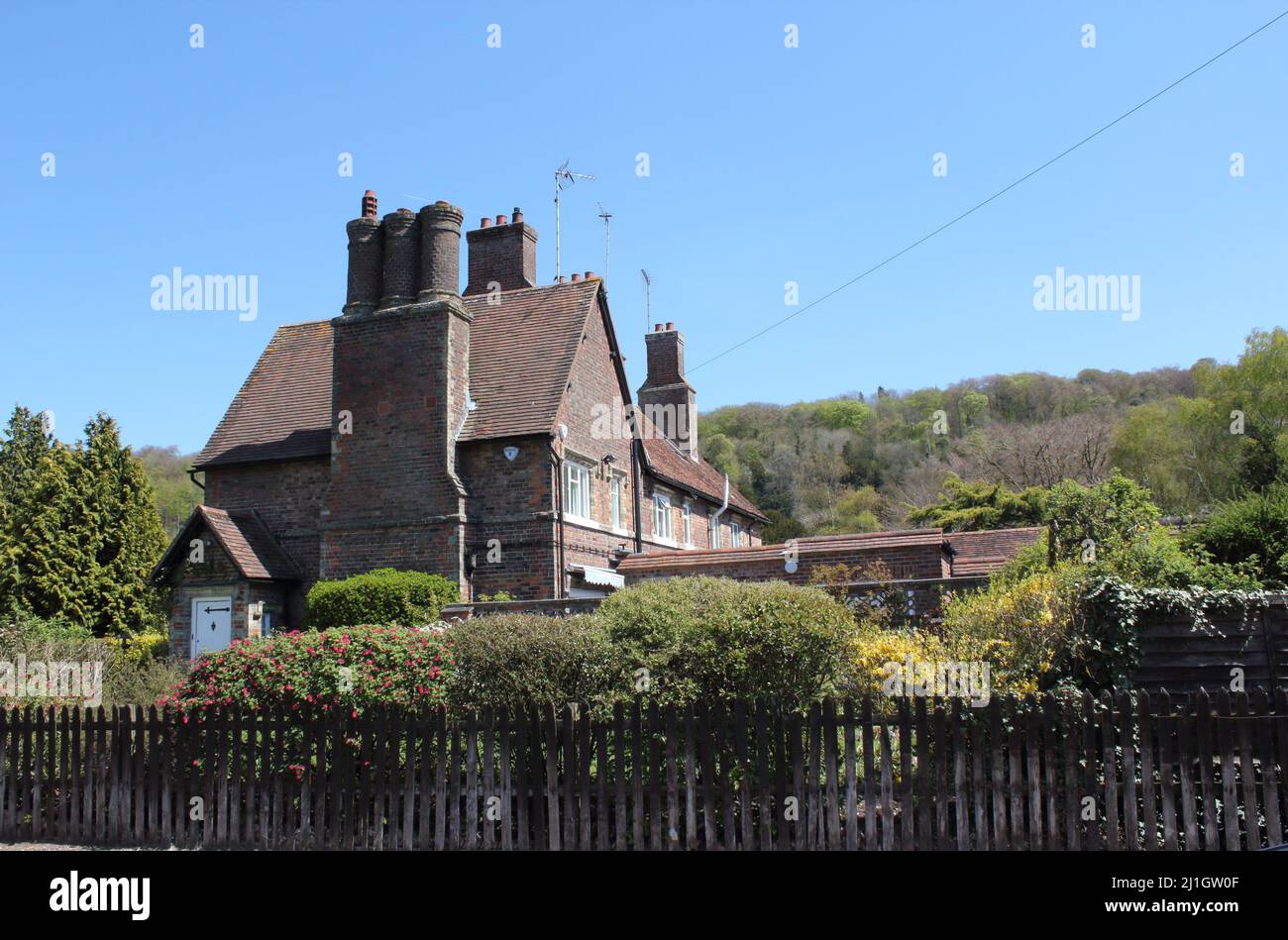 Aldbury Village in Spring, Hertfordshire, England, UK Stock Photo - Alamy