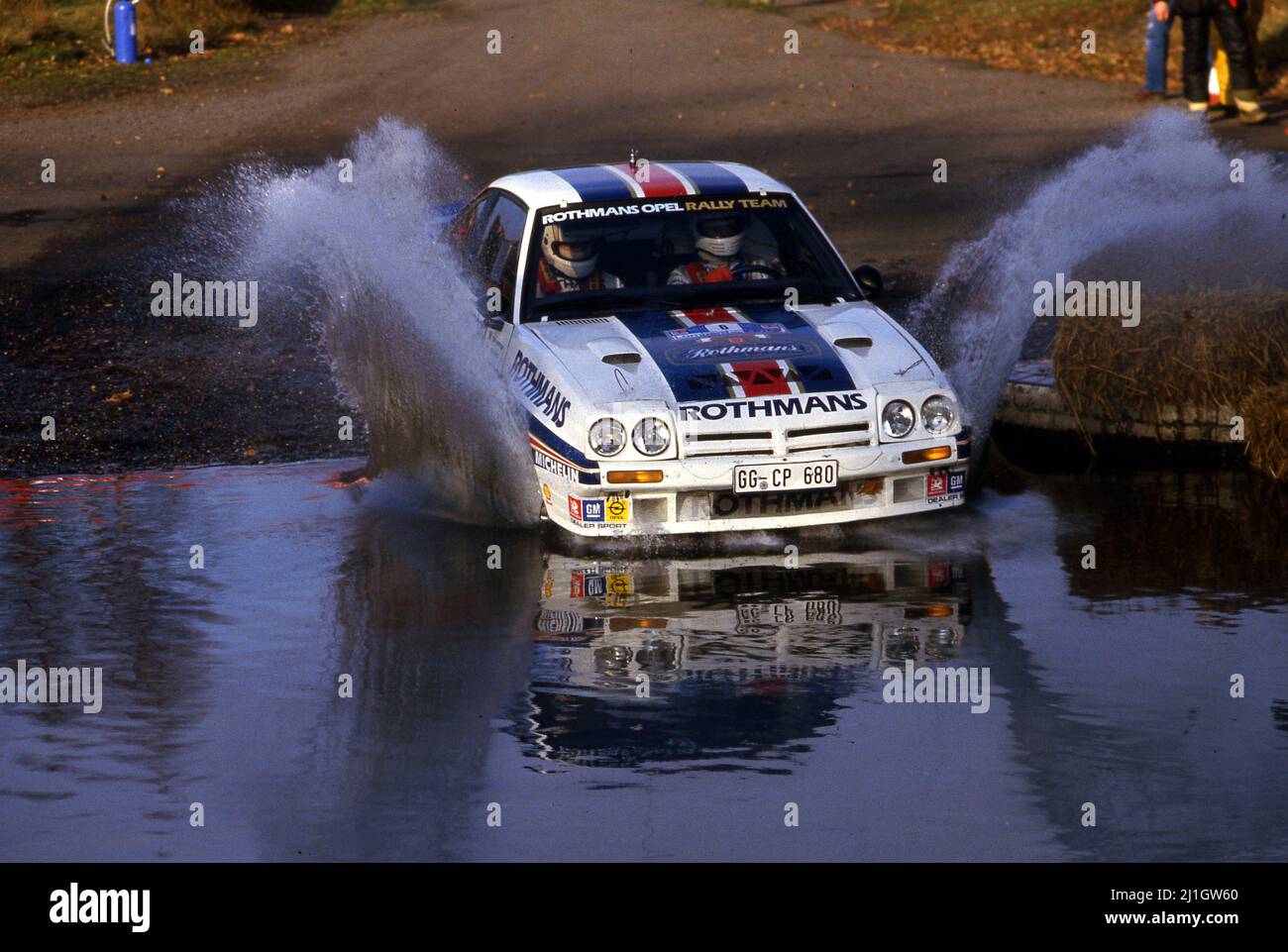 Terry Harryman (GBR) Opel Rothmans Rally Team Stock Photo Terry Harryman (GBR) Opel Rothmans Rally Team Stock Photo