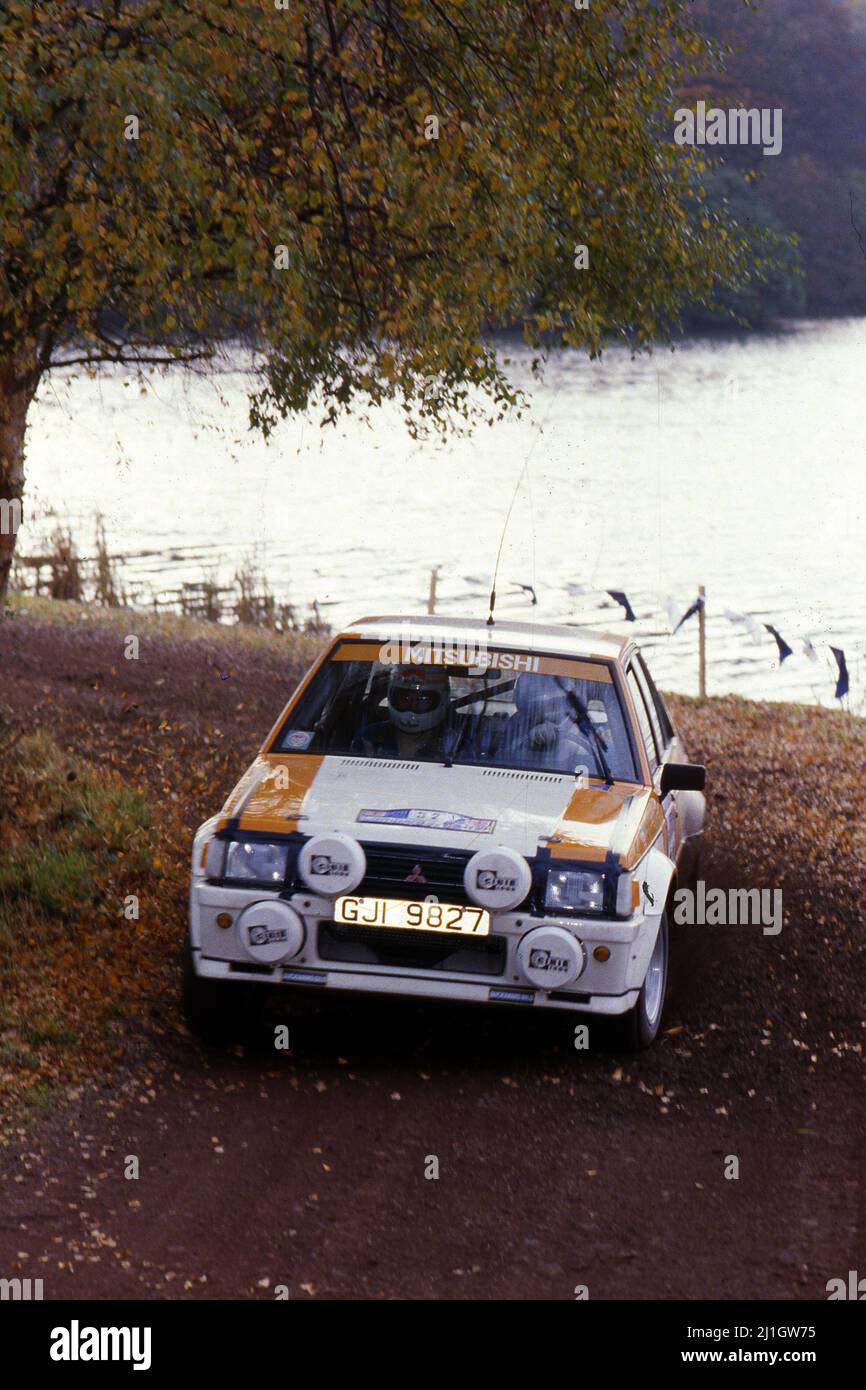 Harri Toivonen (FIN) John Daniels (GRB) Mitsubishi Lancer Turbo Gr4 ...