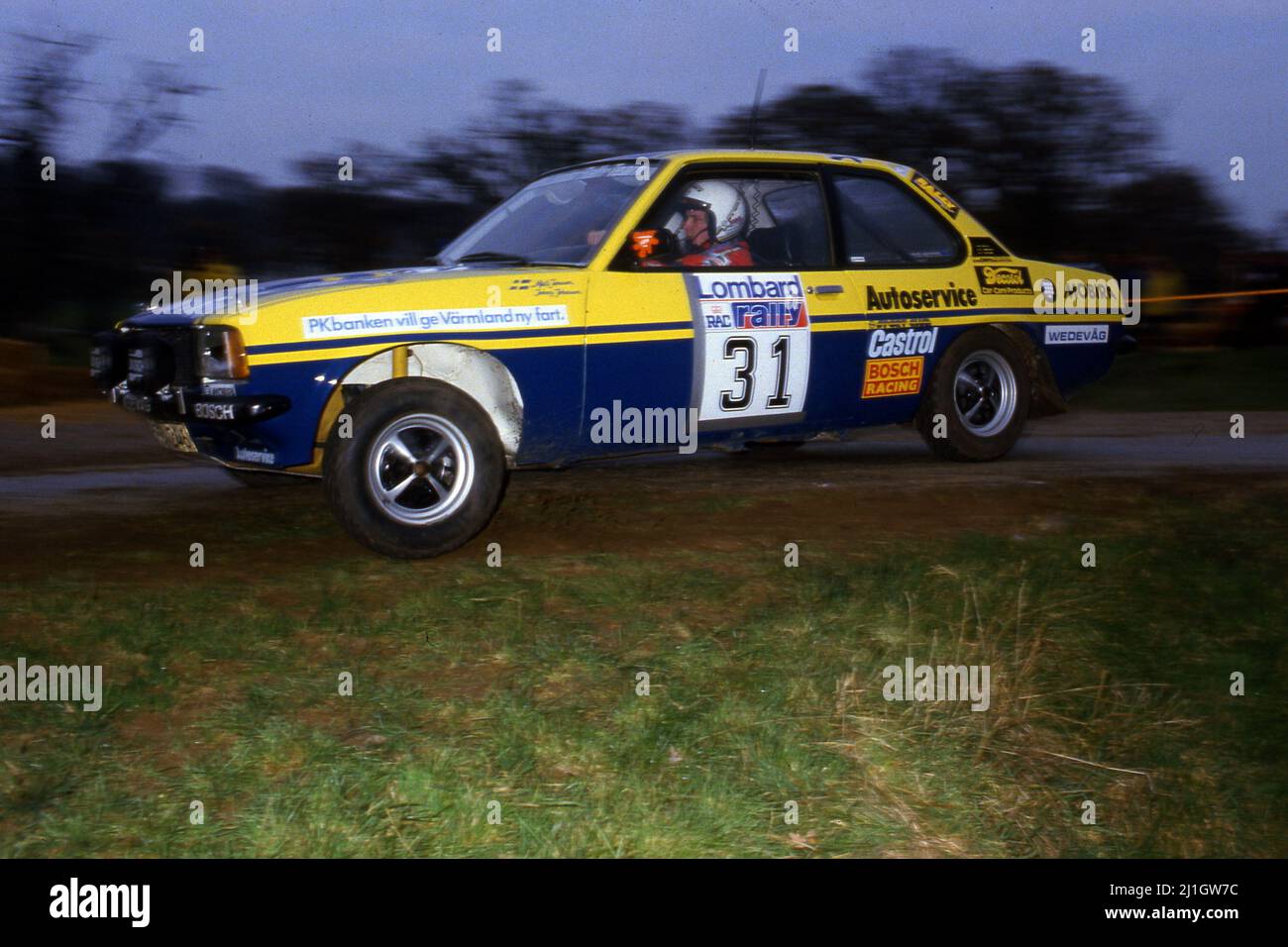 Mats Jonsson (SWE) Johnny Johansson (SWE) Opel Ascona Gr2 Stock Photo ...