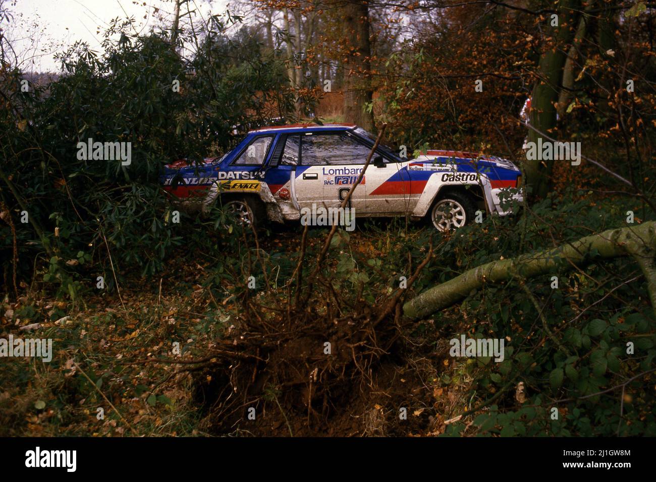 Timo Salonen (FIN) Seppo Harjanne (FIN) Nissan 240 RS GrB Team Nissan ...