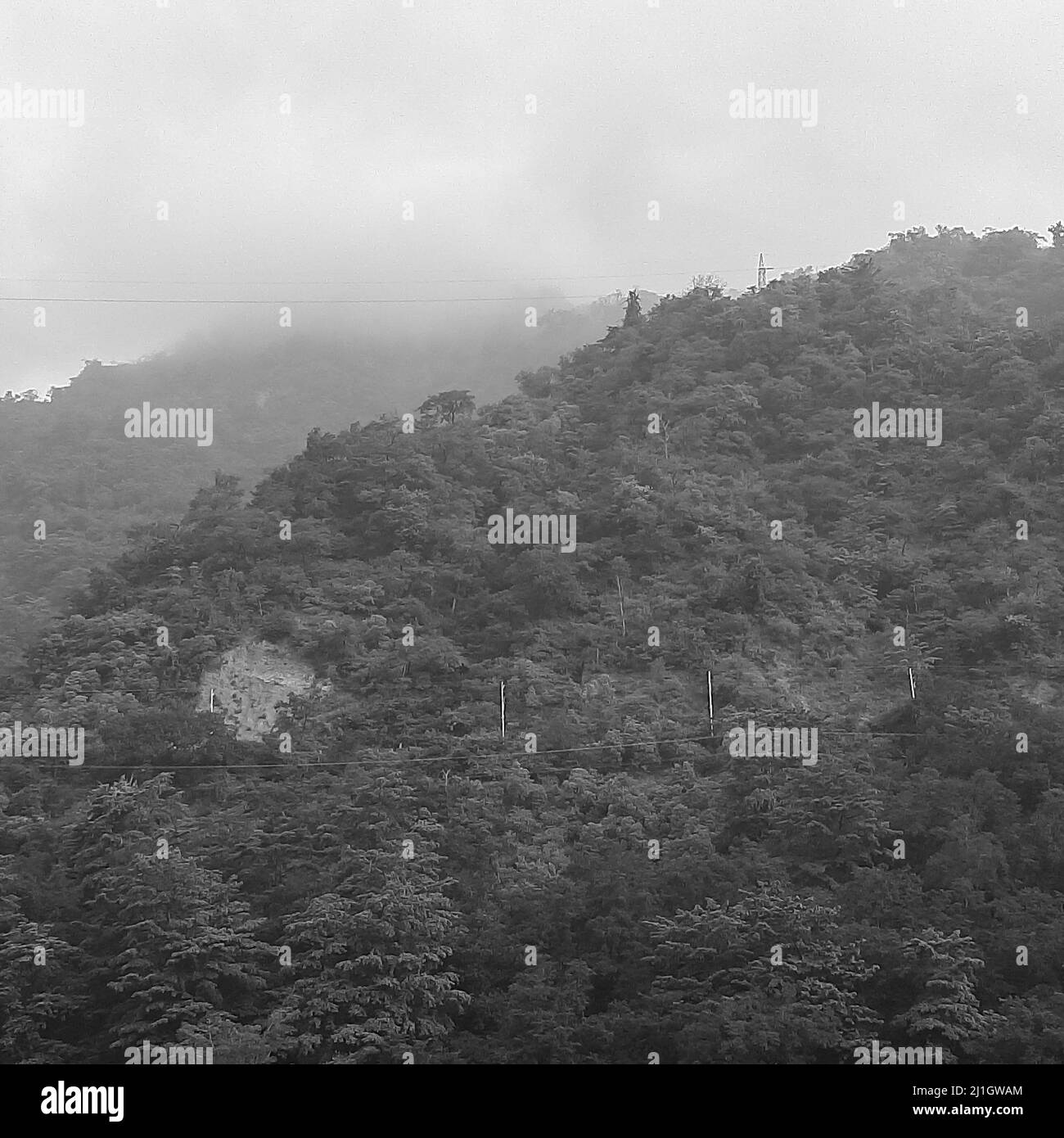 Morning view at GOA beach located in Rishikesh Uttarakhand near Laxman ...