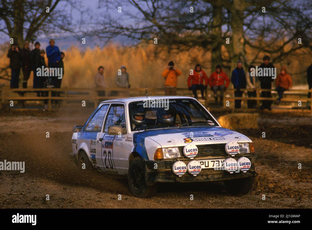 Malcom Wilson (GBR) Phil Short (GBR) Ford Escort RS1600i GrA British ...