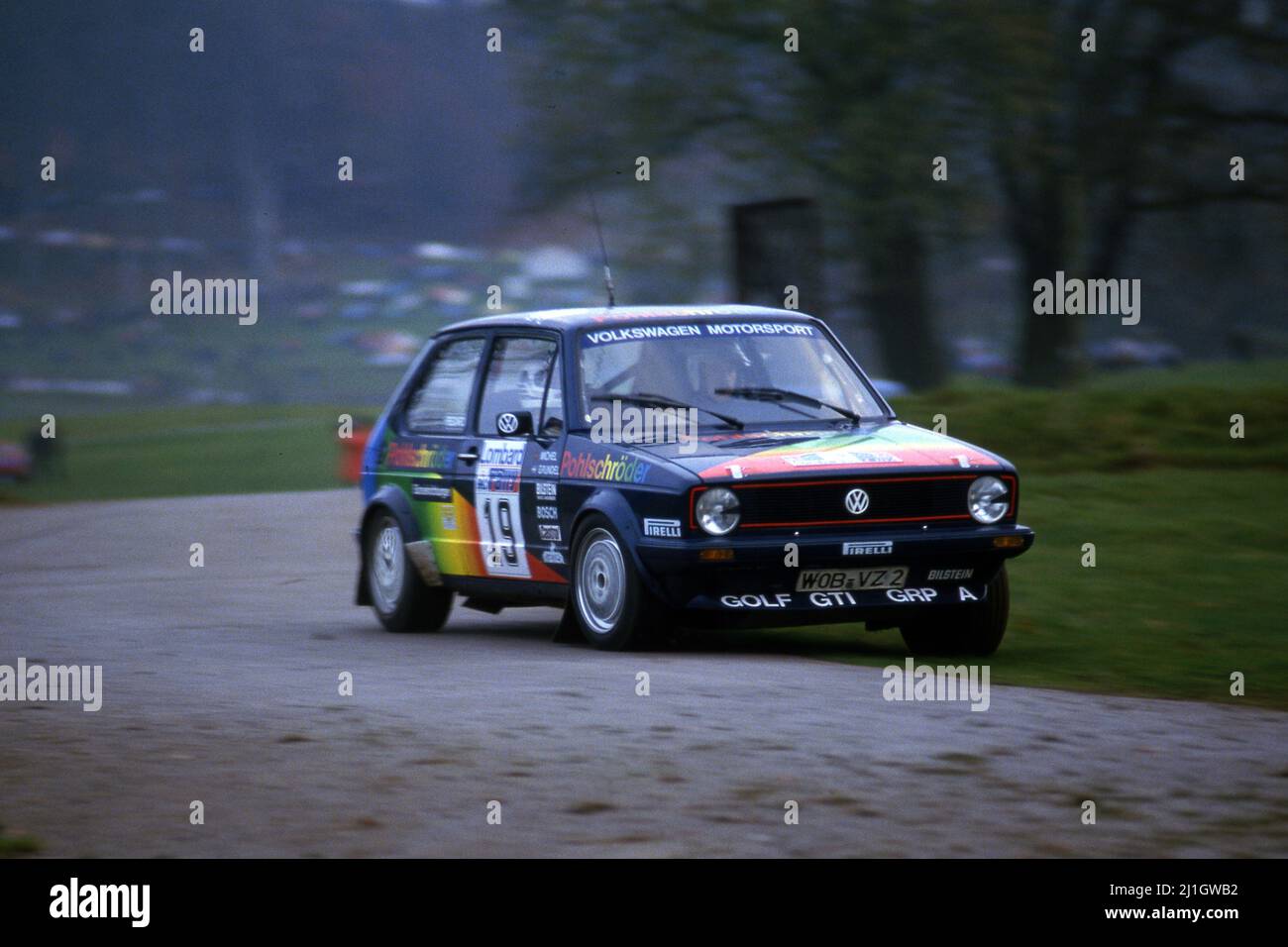 Kalle Grundel (SWE) Reinhard Michel (GER) Volkswagen Golf GTi GrA ...