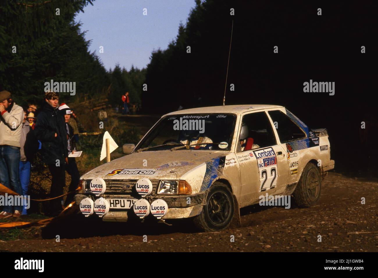 Louise Aitken (GBR) Ellen Morgan (GBR) Ford Escort RS1600i GrA British ...