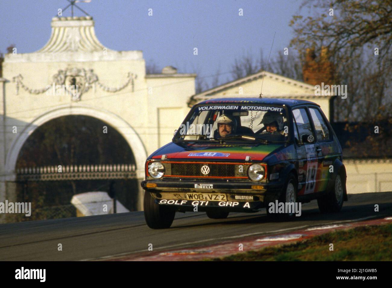 Kalle Grundel (SWE) Reinhard Michel (GER) Volkswagen Golf GTi GrA ...