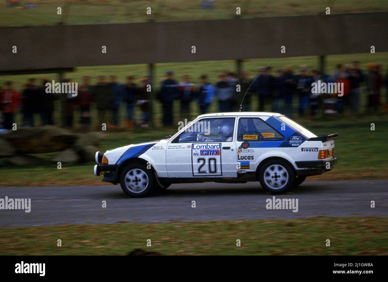 Malcom Wilson (GBR) Phil Short (GBR) Ford Escort RS1600i GrA British ...