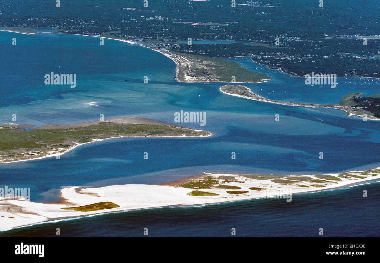 Chatham, Cape Cod Aerial on the Atlantic Ocean Stock Photo - Alamy