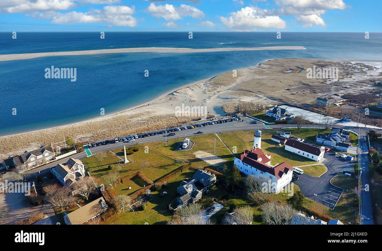 Chatham, Cape Cod Aerial on the Atlantic Ocean Stock Photo - Alamy