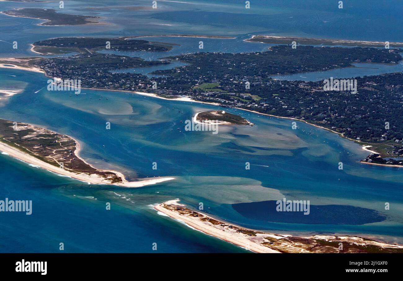 Chatham, Cape Cod Aerial on the Atlantic Ocean Stock Photo - Alamy