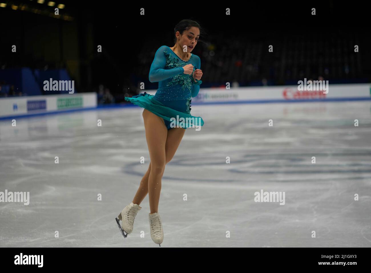 Sud de France Arena, Montpellier, France. 25th Mar, 2022. Madeline ...