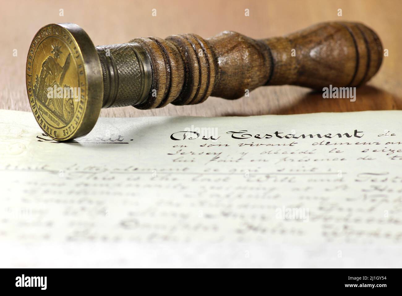 Testament document hi-res stock photography and images - Alamy