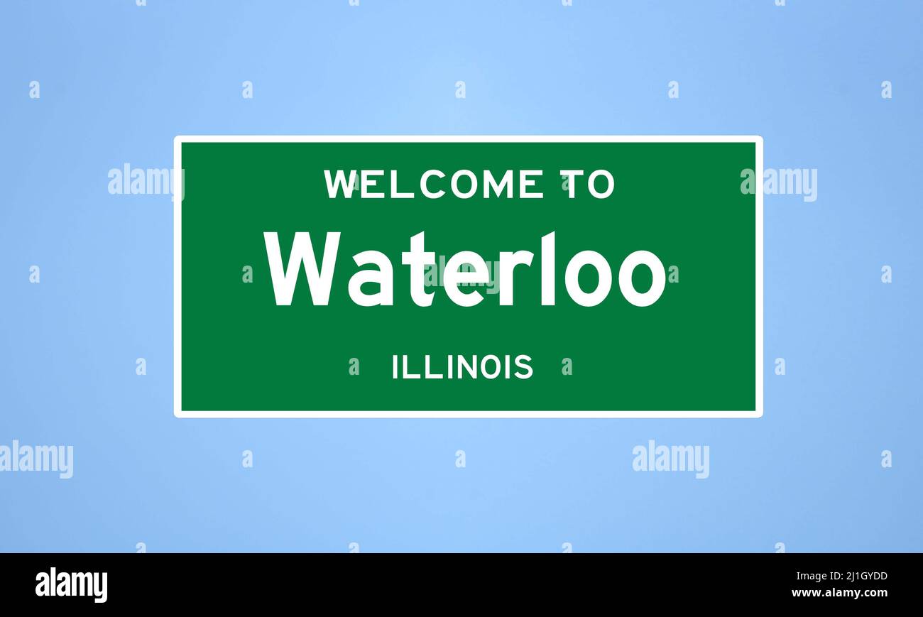 Welcome to waterloo hi-res stock photography and images - Alamy