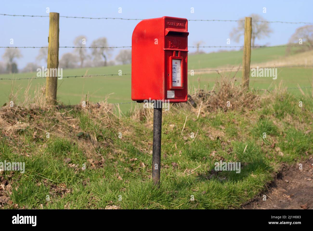 Remote Post Box - Alderley Edge, Cheshire Stock Photo - Alamy