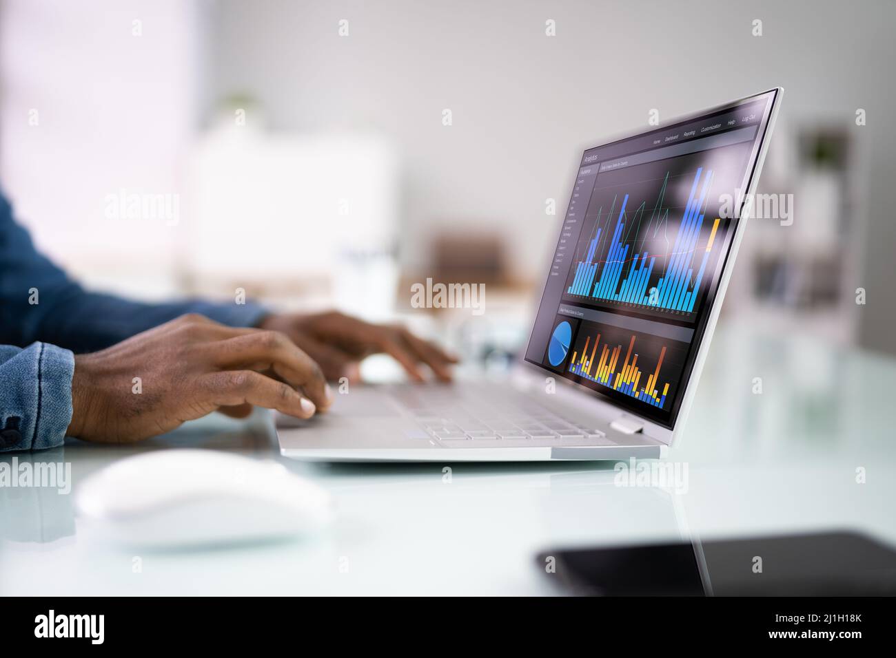 Digital Data Technology. KPI Business Dashboard Technology Stock Photo ...