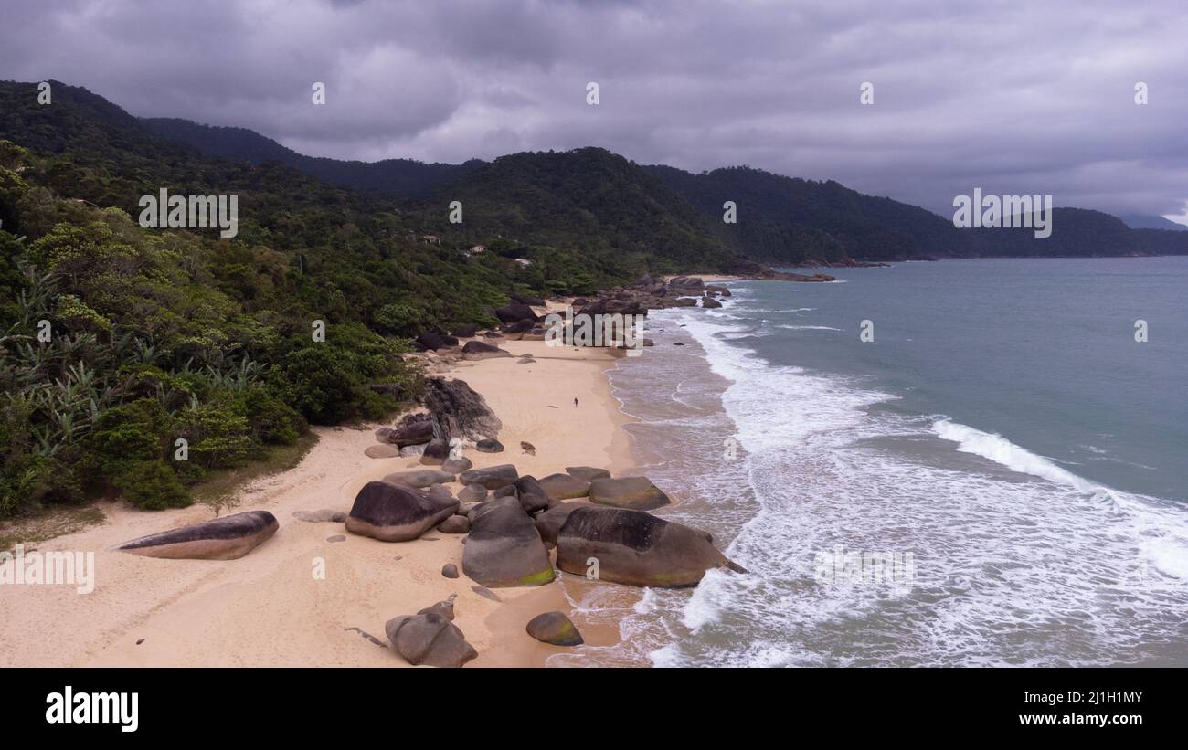 The Huge rocks at the main beach in Trindade, Brazil Stock Photo - Alamy