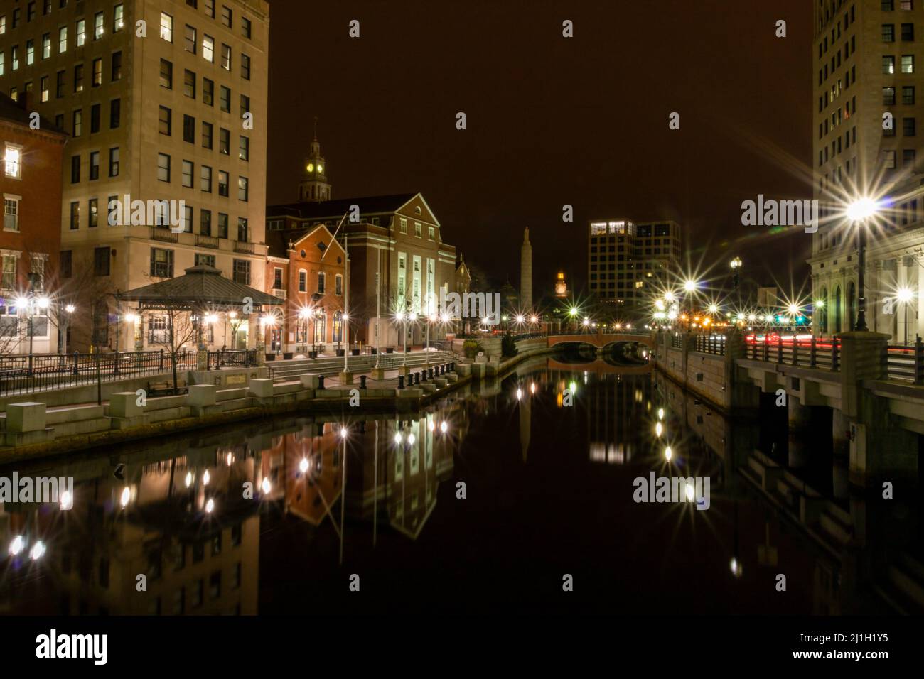 Waterfire location hi-res stock photography and images - Alamy