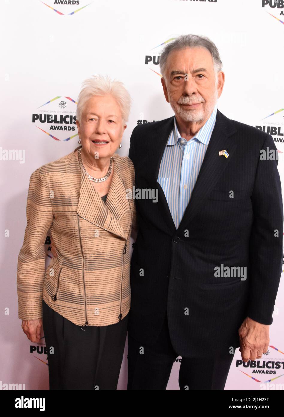 Beverly Hills, California, USA 25th March 2022 Eleanor Coppola and ...