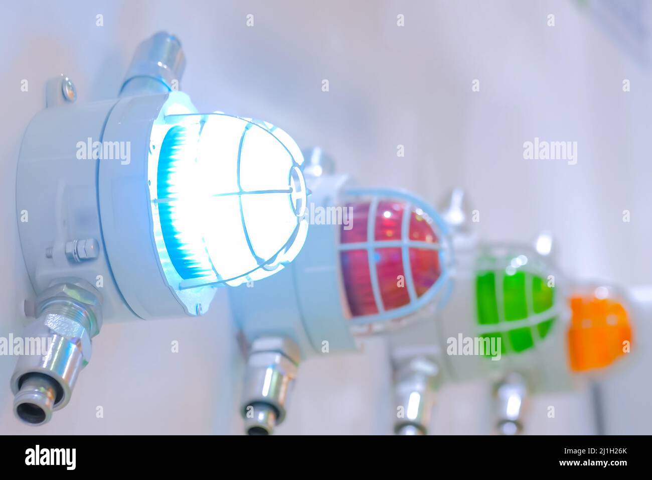 Flashing lights wall hi-res stock photography and images - Alamy