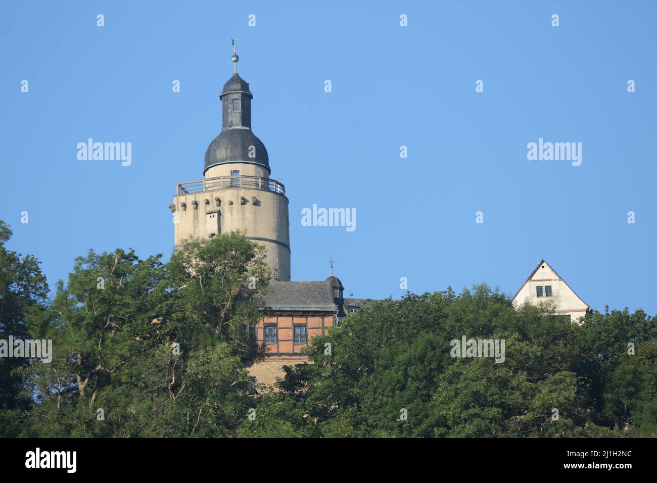 Falkenstein Castle in the Harz Mountains, Saxony-Anhalt, Germany Stock ...