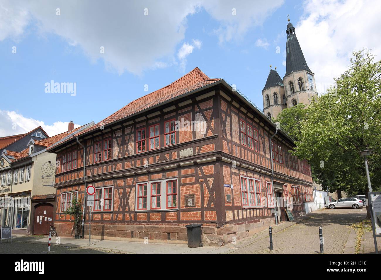 Rectory with St. Blasii Church in Nordhausen, Thuringia, Germany Stock ...