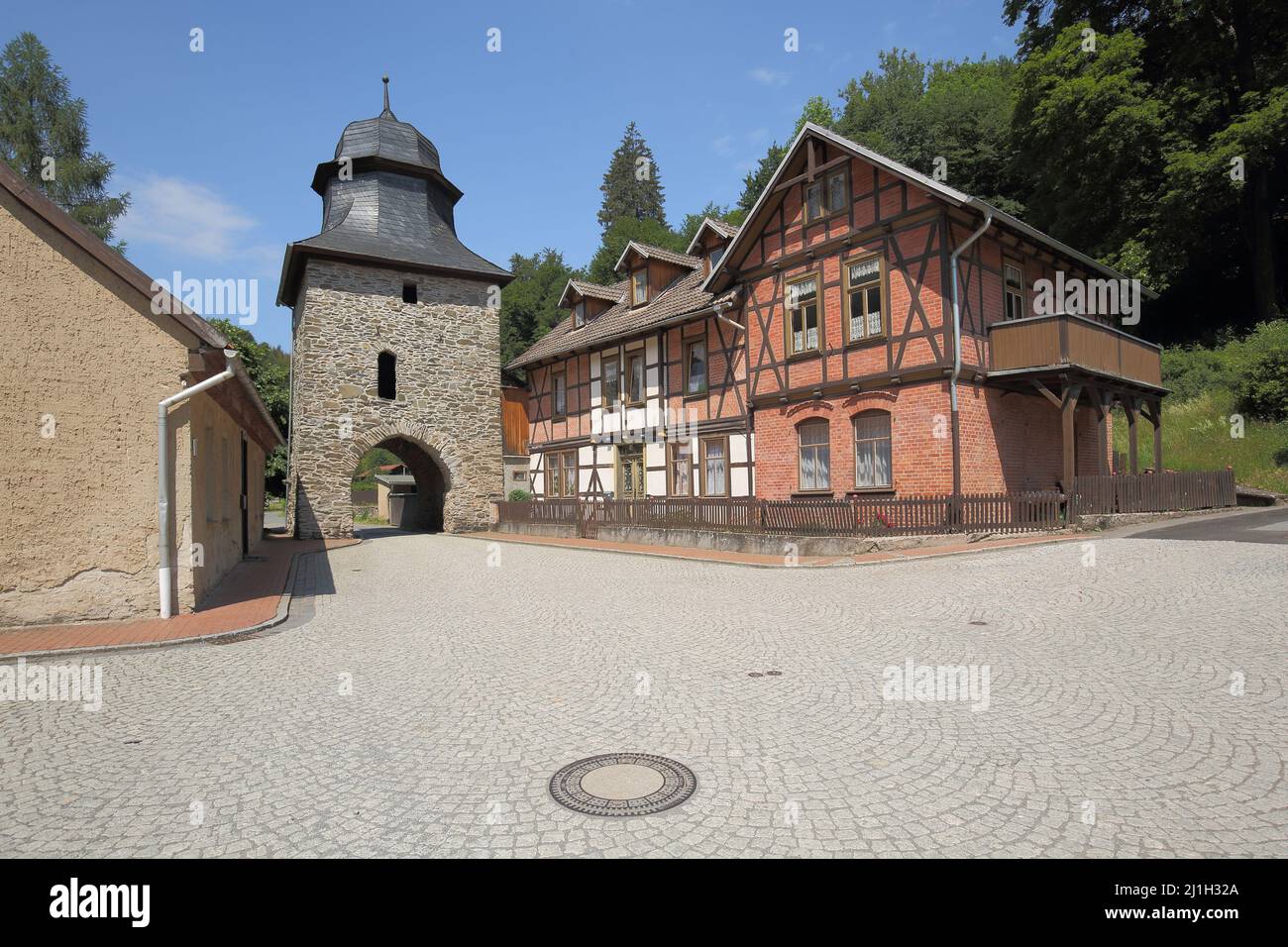 Knights Gate in Stolberg im Harz, Saxony-Anhalt, Germany Stock Photo ...