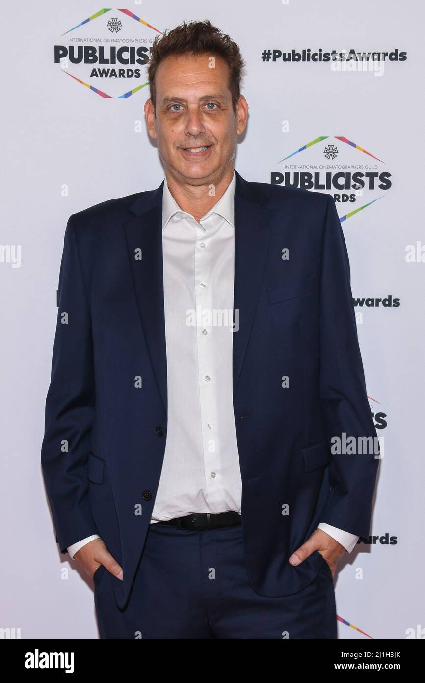 California, USA. 25th Mar, 2022. Adam Weissler walking on the red ...