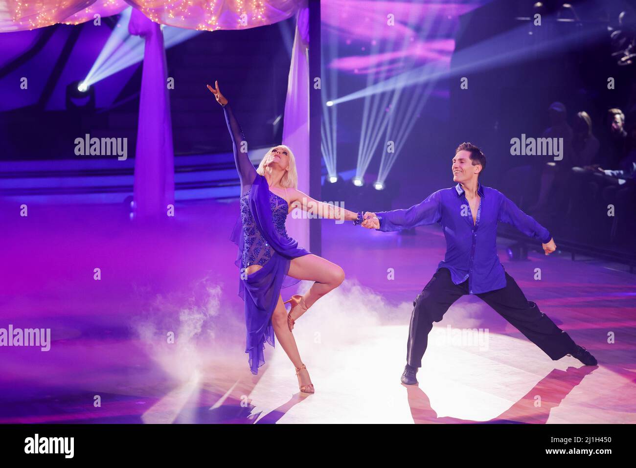 Cologne, Germany. 25th Mar, 2022. Michelle, singer, and Christian ...