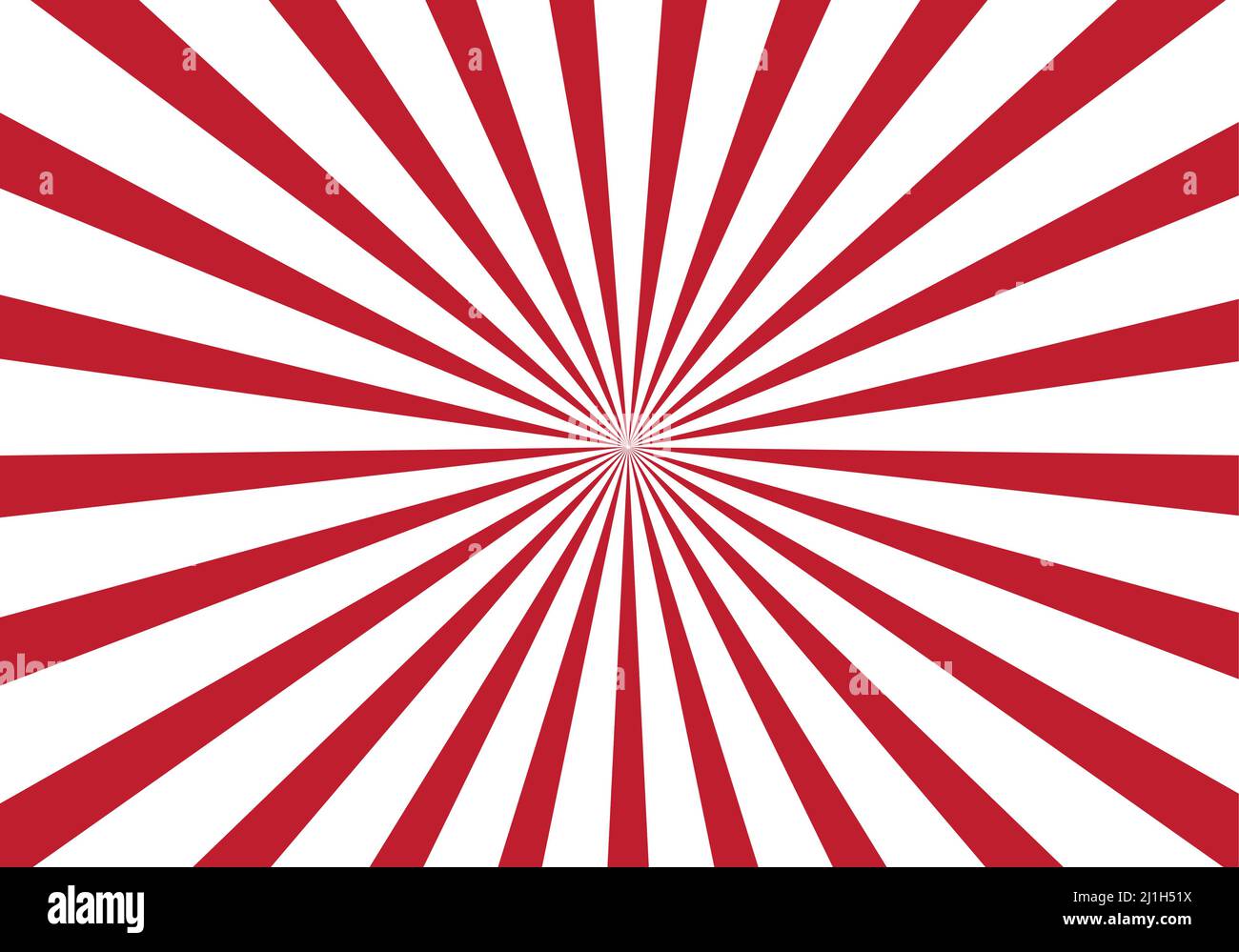 Red Sunburst Background