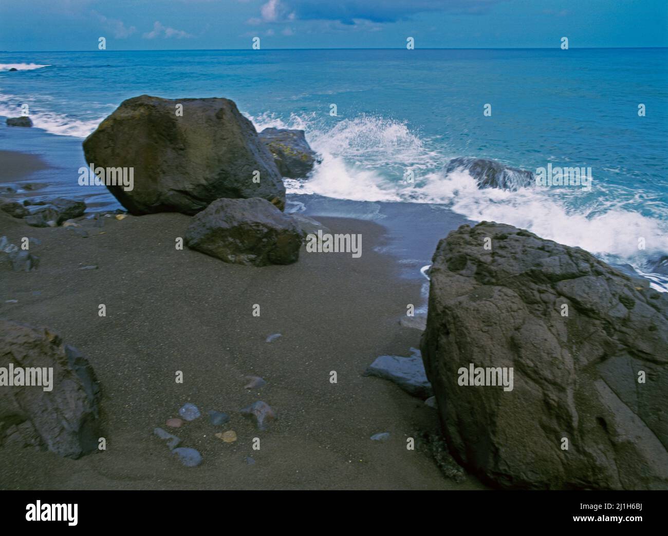 Saint kitts black rocks hi-res stock photography and images - Alamy