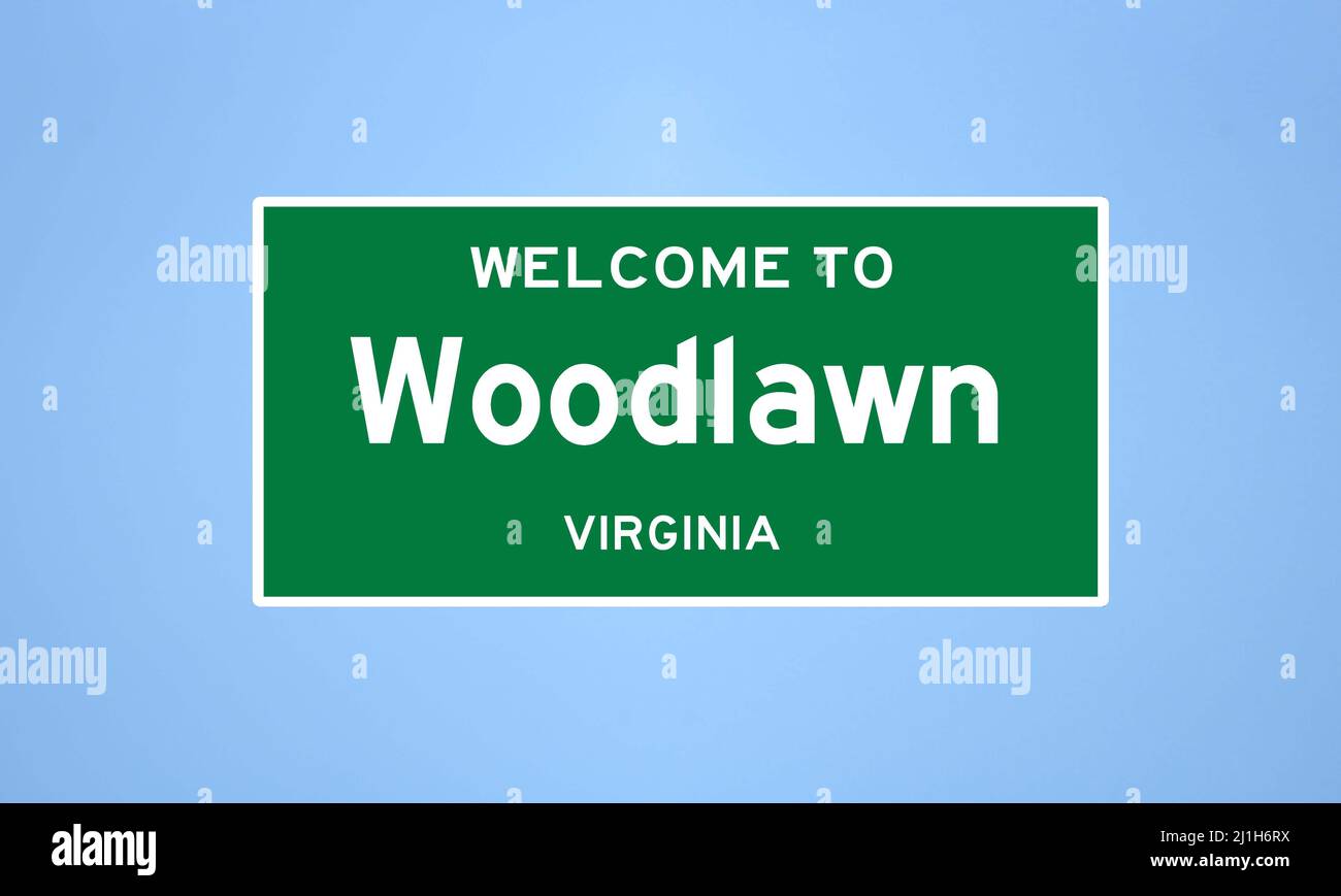 Welcome virginia highway sign hi-res stock photography and images - Alamy