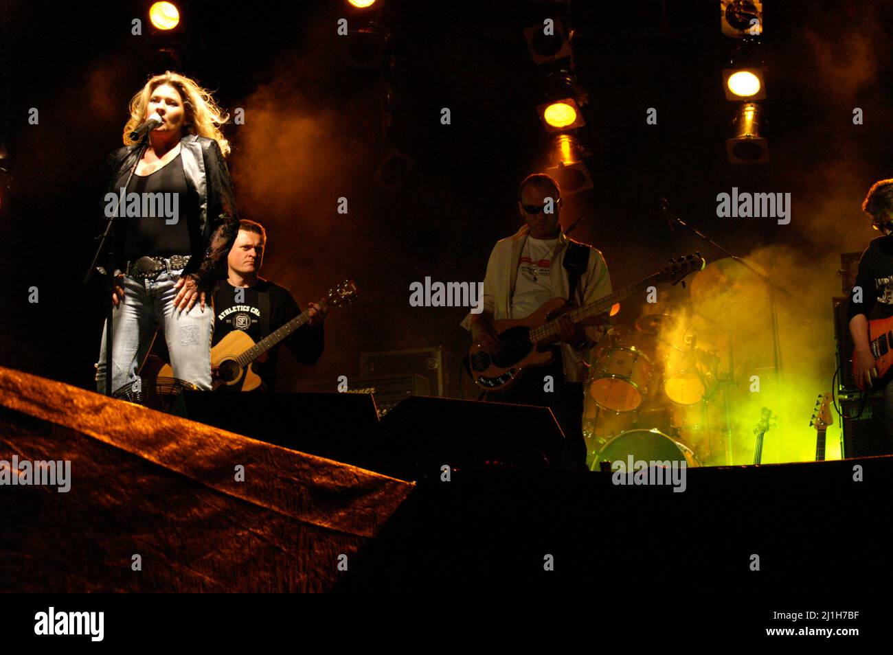 Trębaczów, Poland, Polen, Polska, Concert of the pop-rock band "Bajm ...