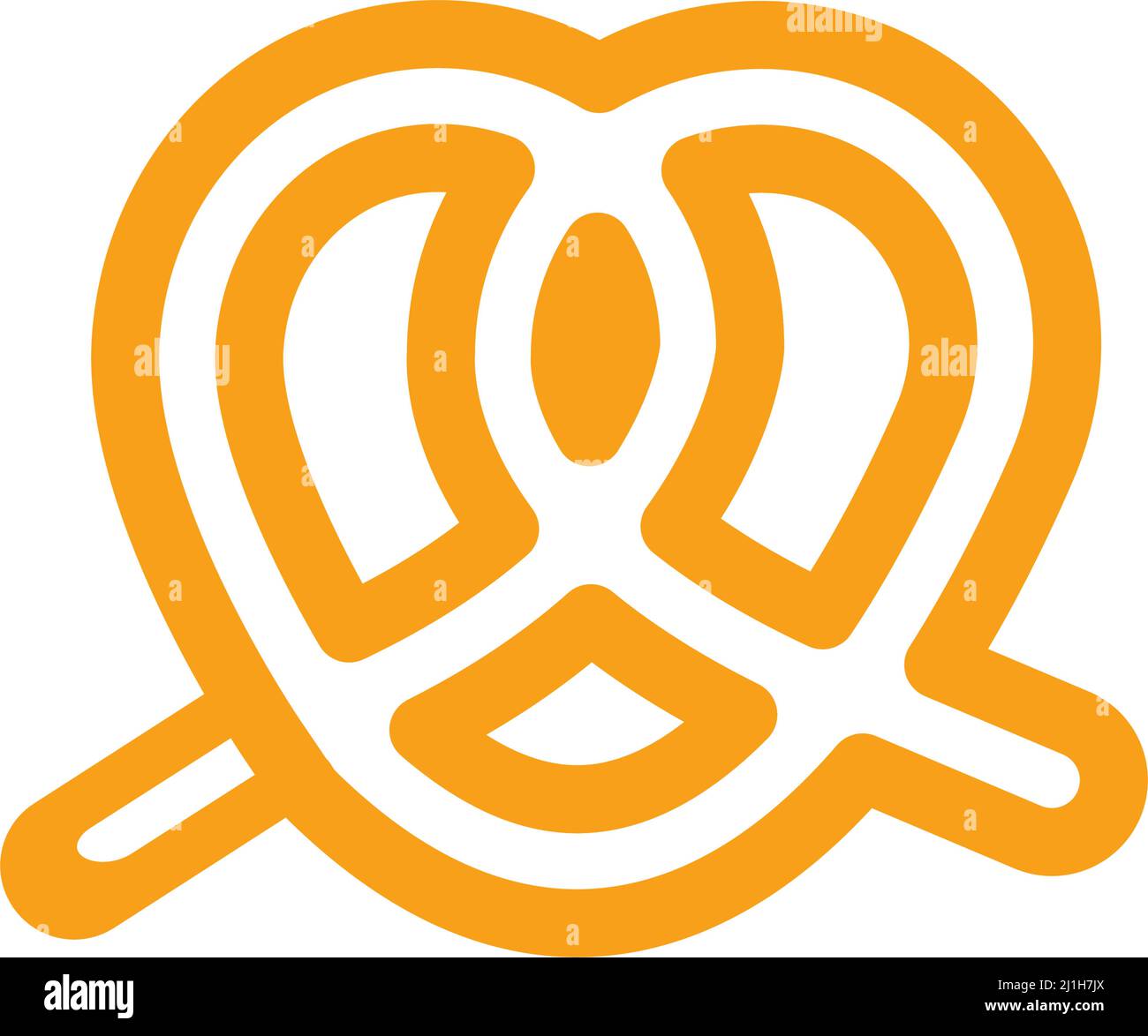 Pretzel sign bakery germany Stock Vector Images - Alamy